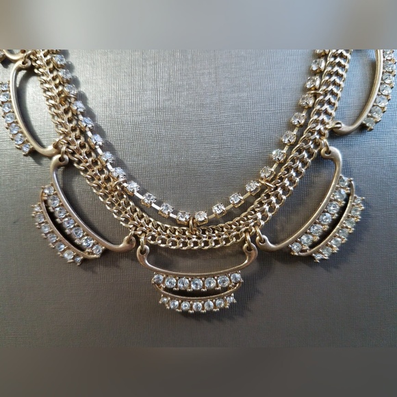 Stony | Jewelry | Rhinestones Collar Necklace | Poshmark